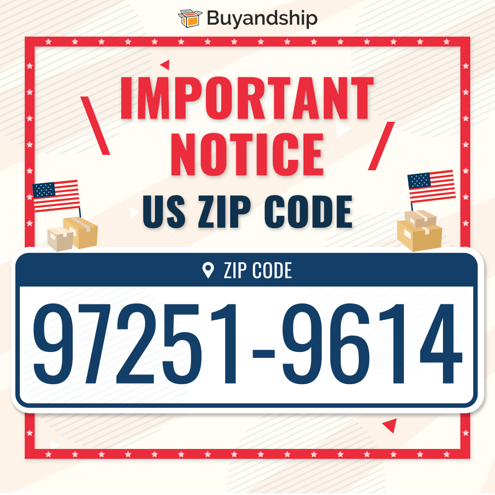 [Important Notice] Use of Correct US Warehouse Zip Code | Buy&Ship Hong ...