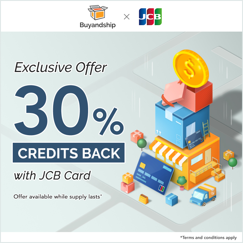 【Buyandship x JCB HK Card Exclusive Offer】Shipping Fee 30% Rebate on ...