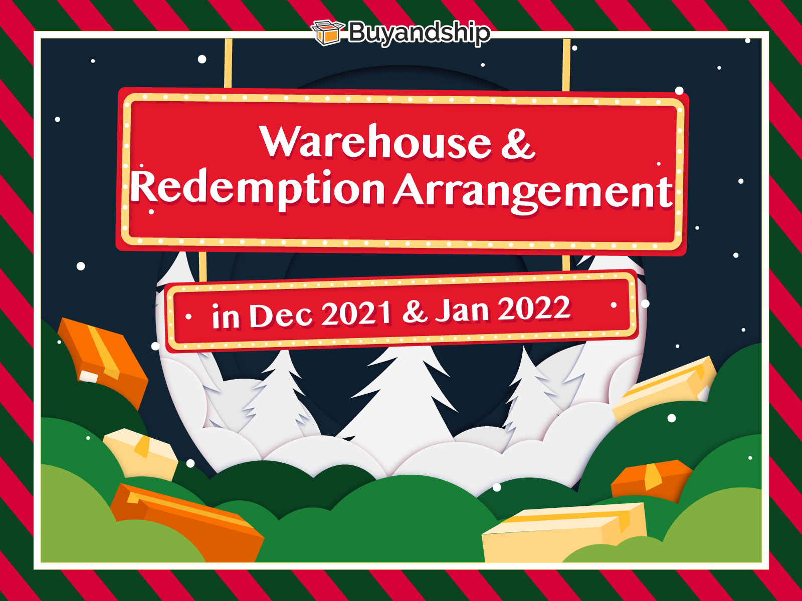 (Dec 7 updated) Warehouse & Redemption Arrangement in Dec 2021 & Jan ...