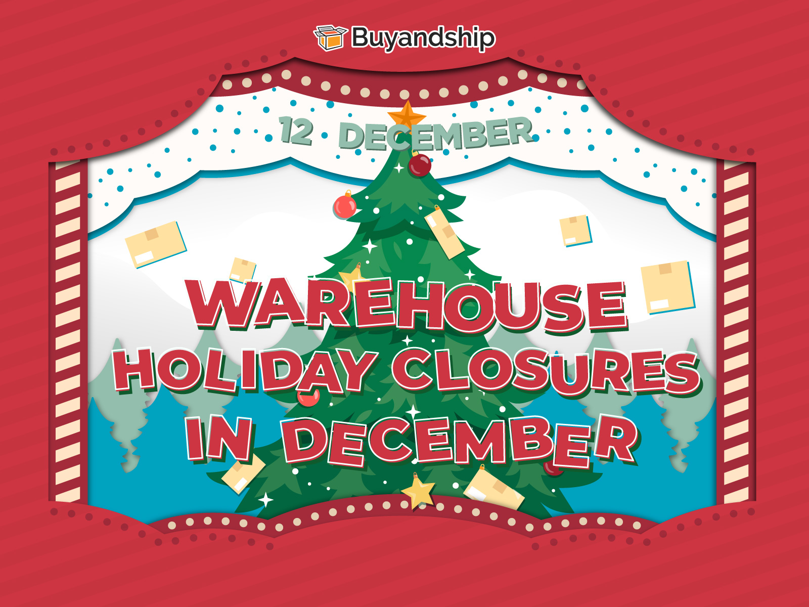 (Dec 16 Updated) Warehouse Holiday Closures in December | Buy&Ship Hong ...
