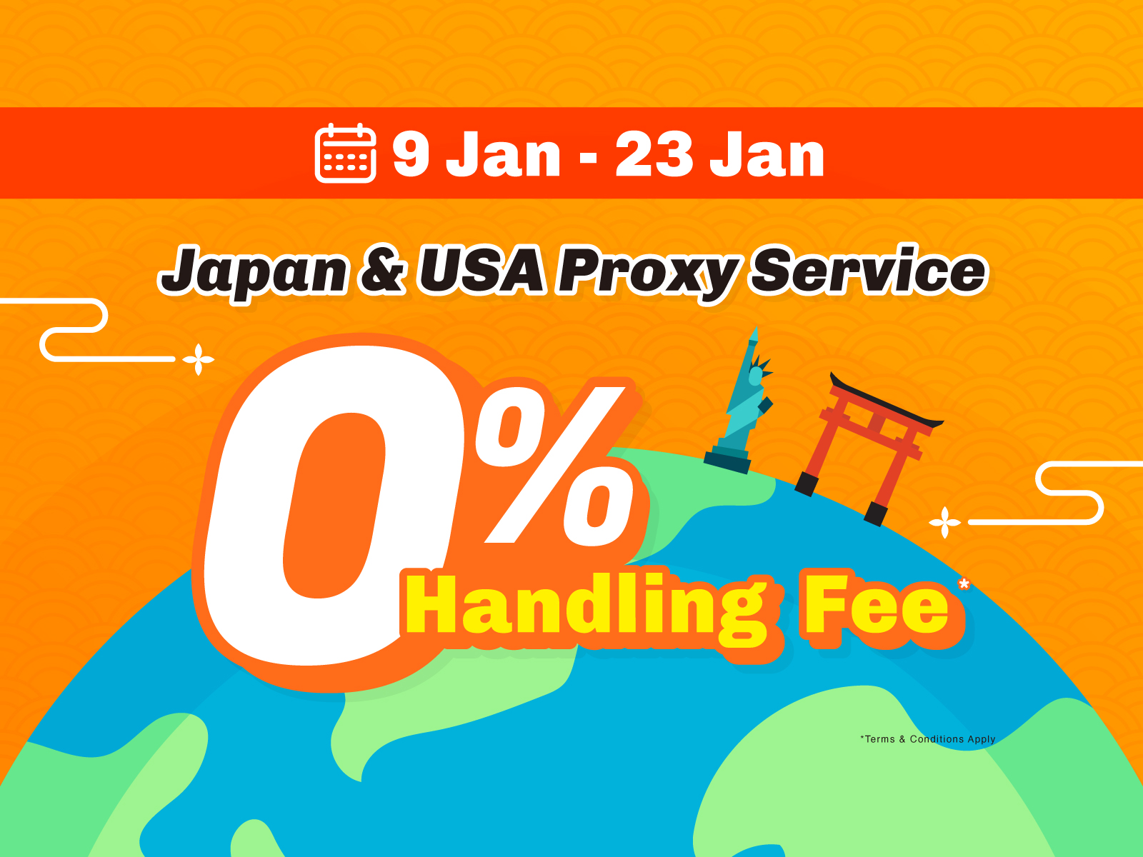 0% Handling Fee on US and Japan Proxy Orders from Jan 9-23! | Buy&Ship ...