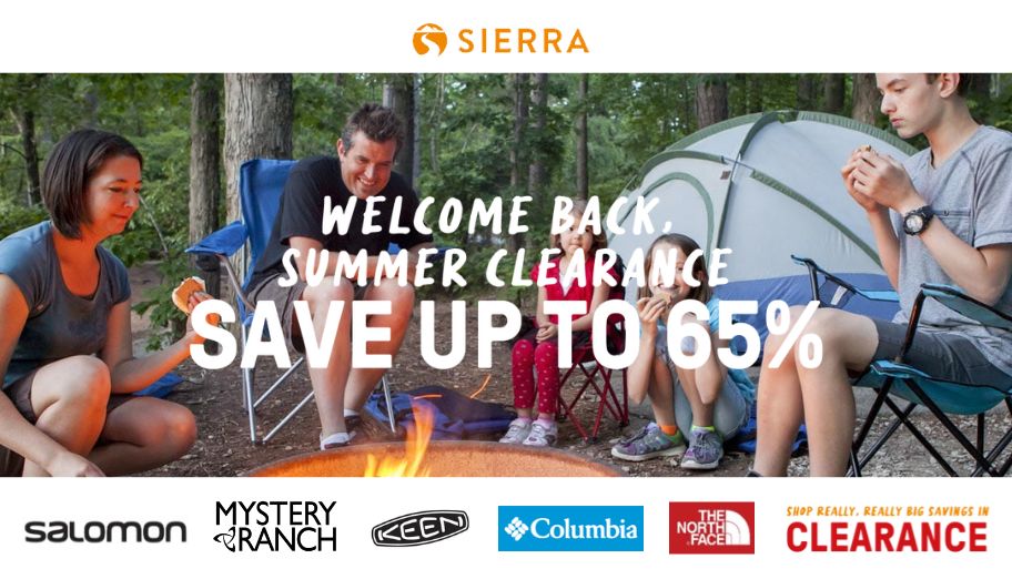 Shop SIERRA Outlet and Ship to Hong Kong: Deals on KEEN, Columbia, TNF ...